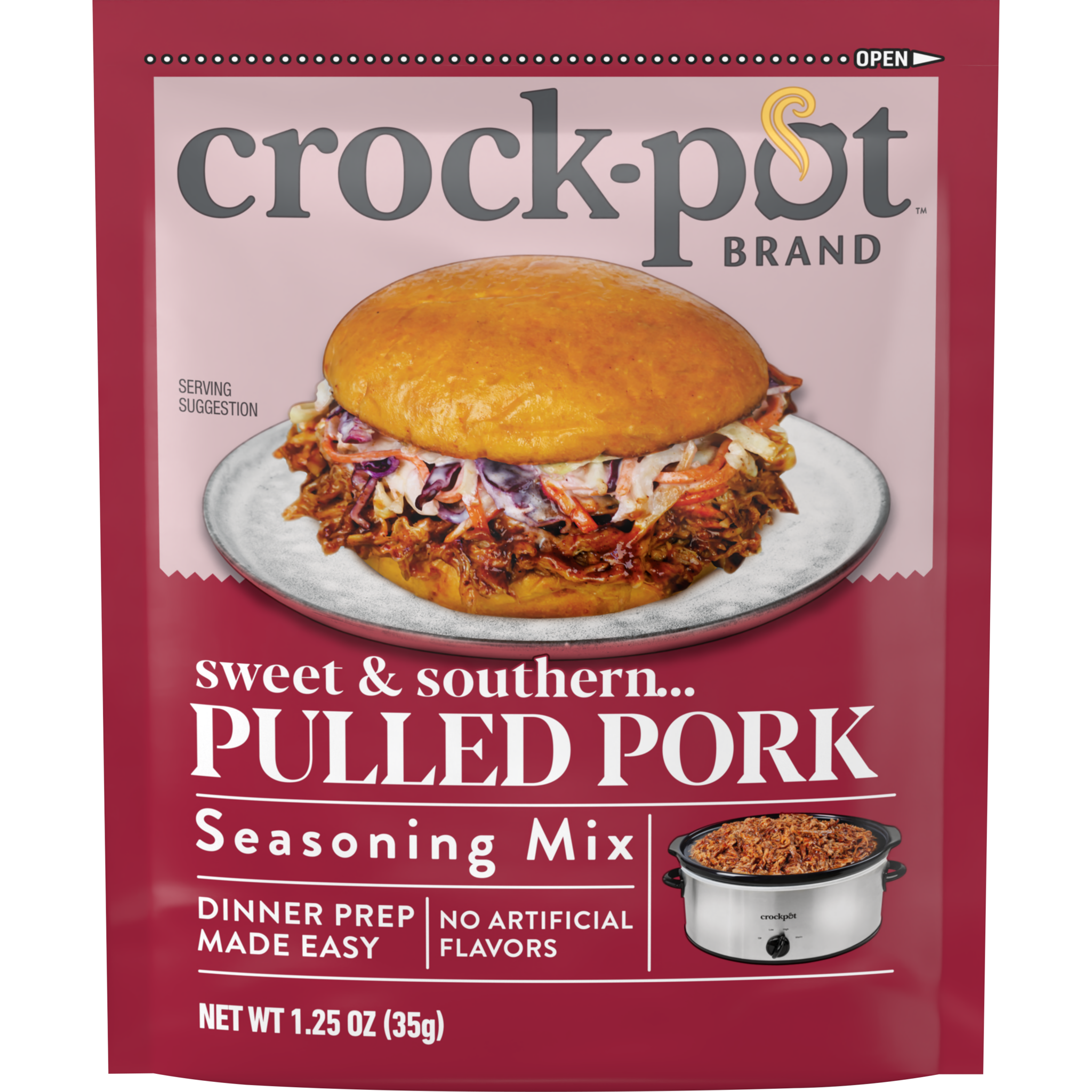 BBQ Pulled Pork Mix - Crockpot™ Seasoning Mixes
